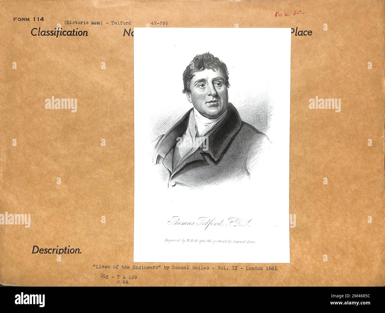 Thomas Telford. Original caption: Thomas Telford "Lives of the ...