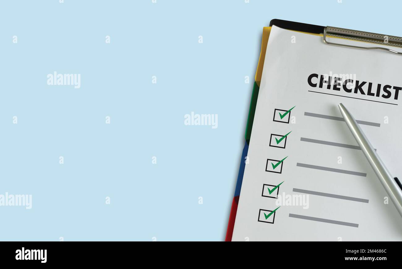 Checklist Notice Remember Planning Concept businessman writer checklist ...