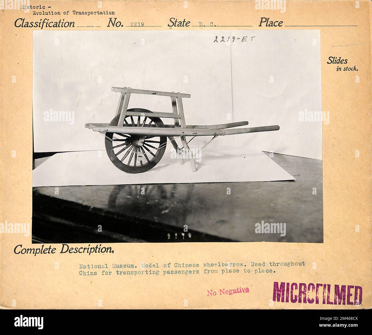 Model of Chinese Wheelbarrow. Original caption: National Museum. Model ...