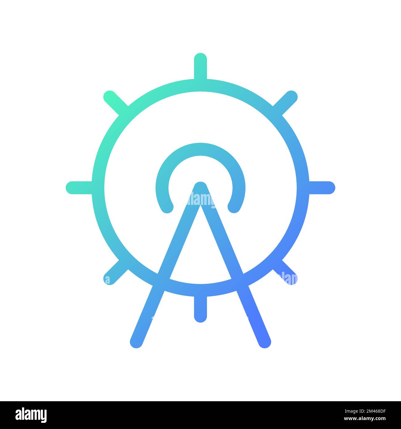 Amusement park location pixel perfect gradient linear ui icon Stock Vector Image & Art - Alamy