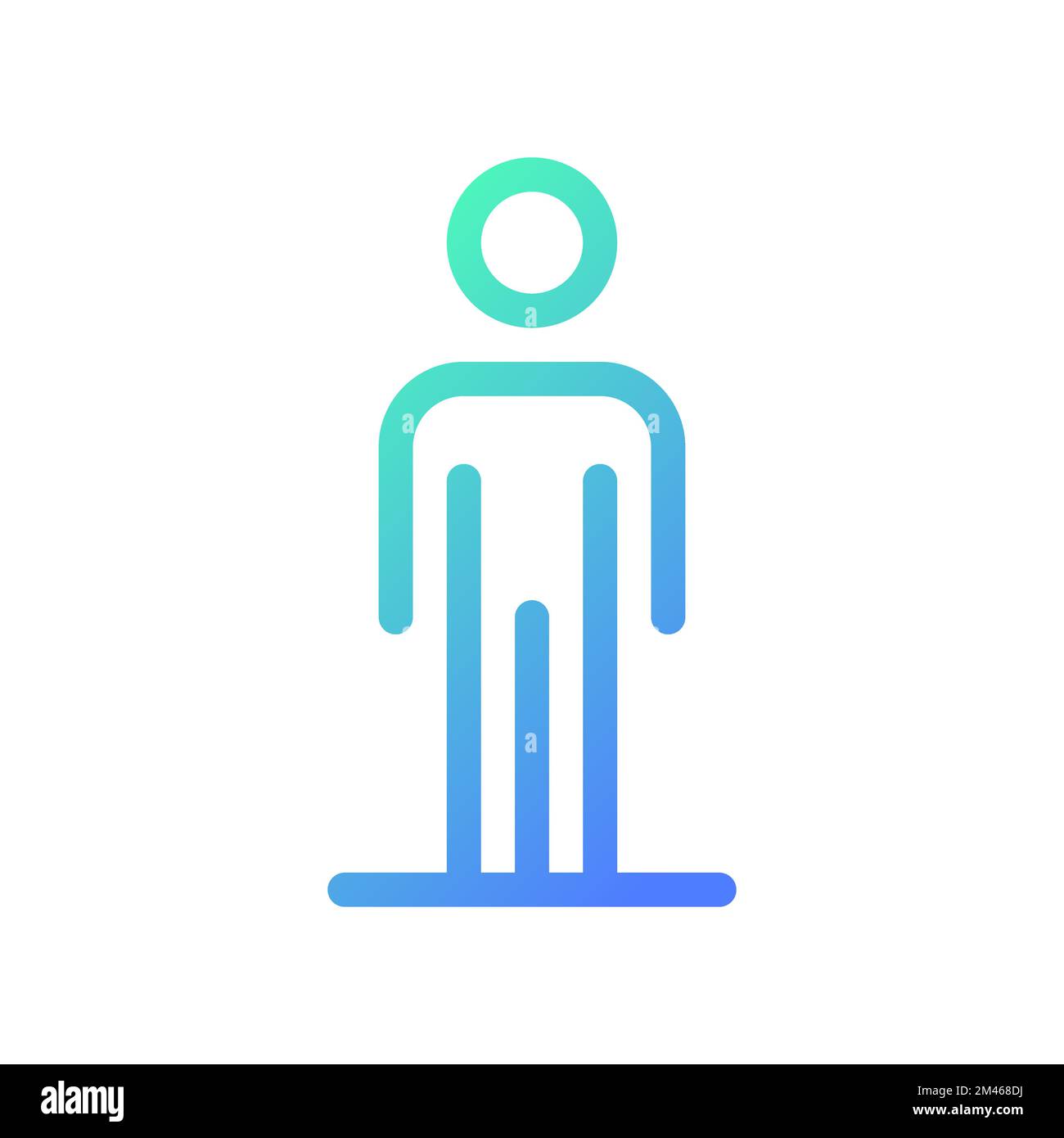 Standing pedestrian pixel perfect gradient linear ui icon Stock Vector ... Standing pedestrian pixel perfect gradient linear ui icon Stock Vector ...