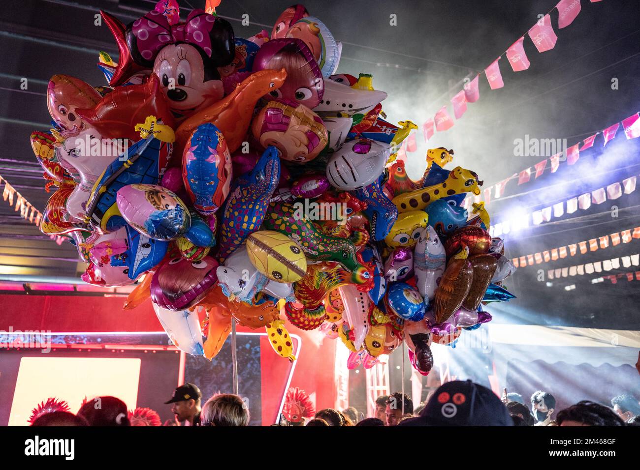 Masskara festival, street food, Bacolod, Negros island, Philippines ...