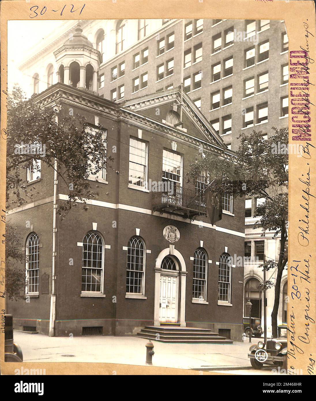 Congress Hall, Philadelphia. Original caption: Congress Hall ...