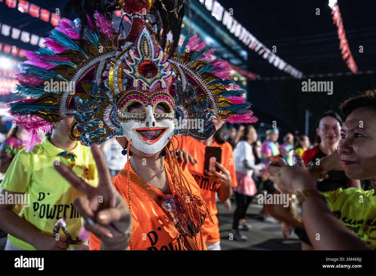 Masskara festival, street food, Bacolod, Negros island, Philippines ...