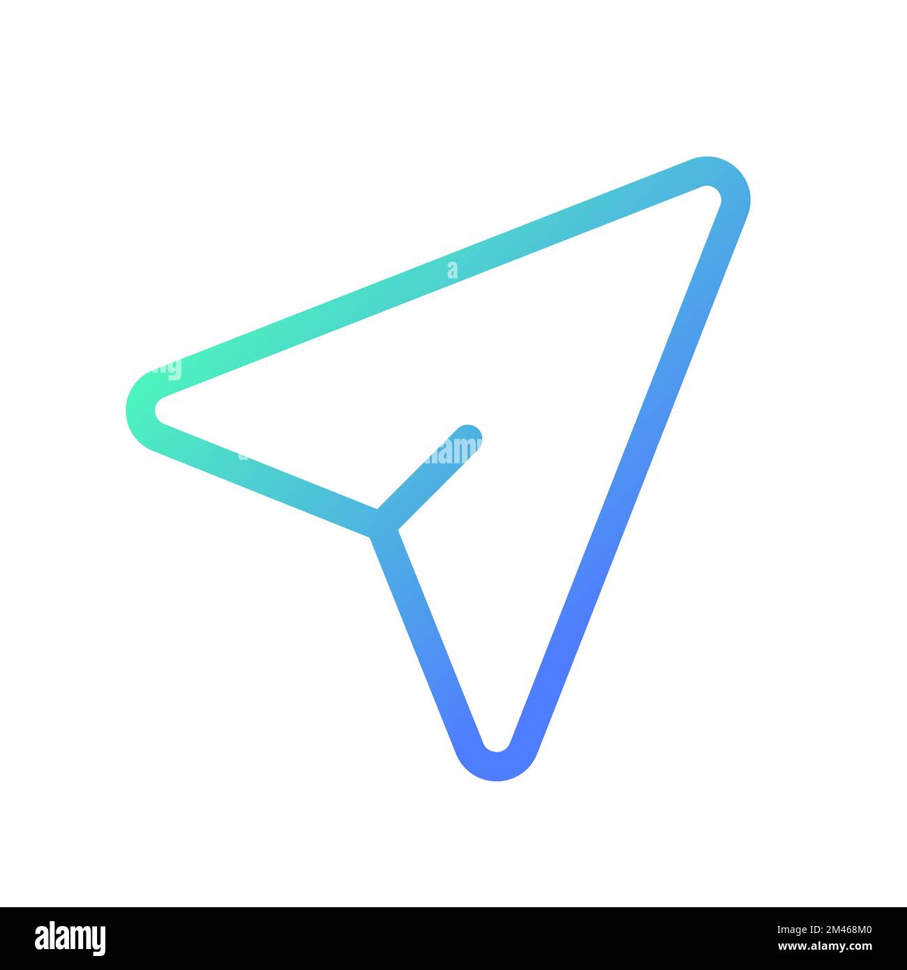 Cursor arrow pointer pixel perfect gradient linear ui icon Stock Vector Image & Art - Alamy