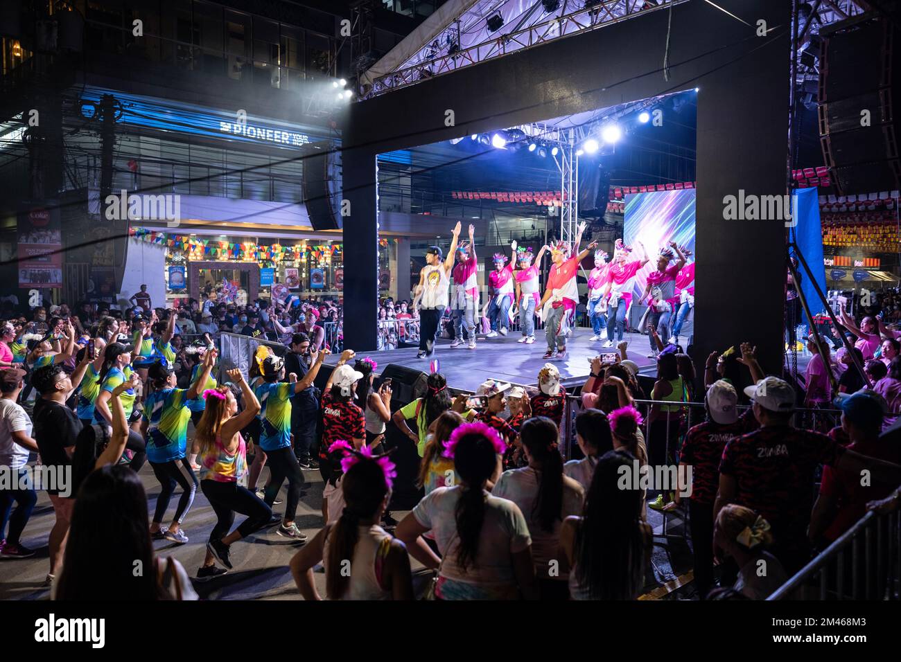 Masskara festival, street food, Bacolod, Negros island, Philippines ...