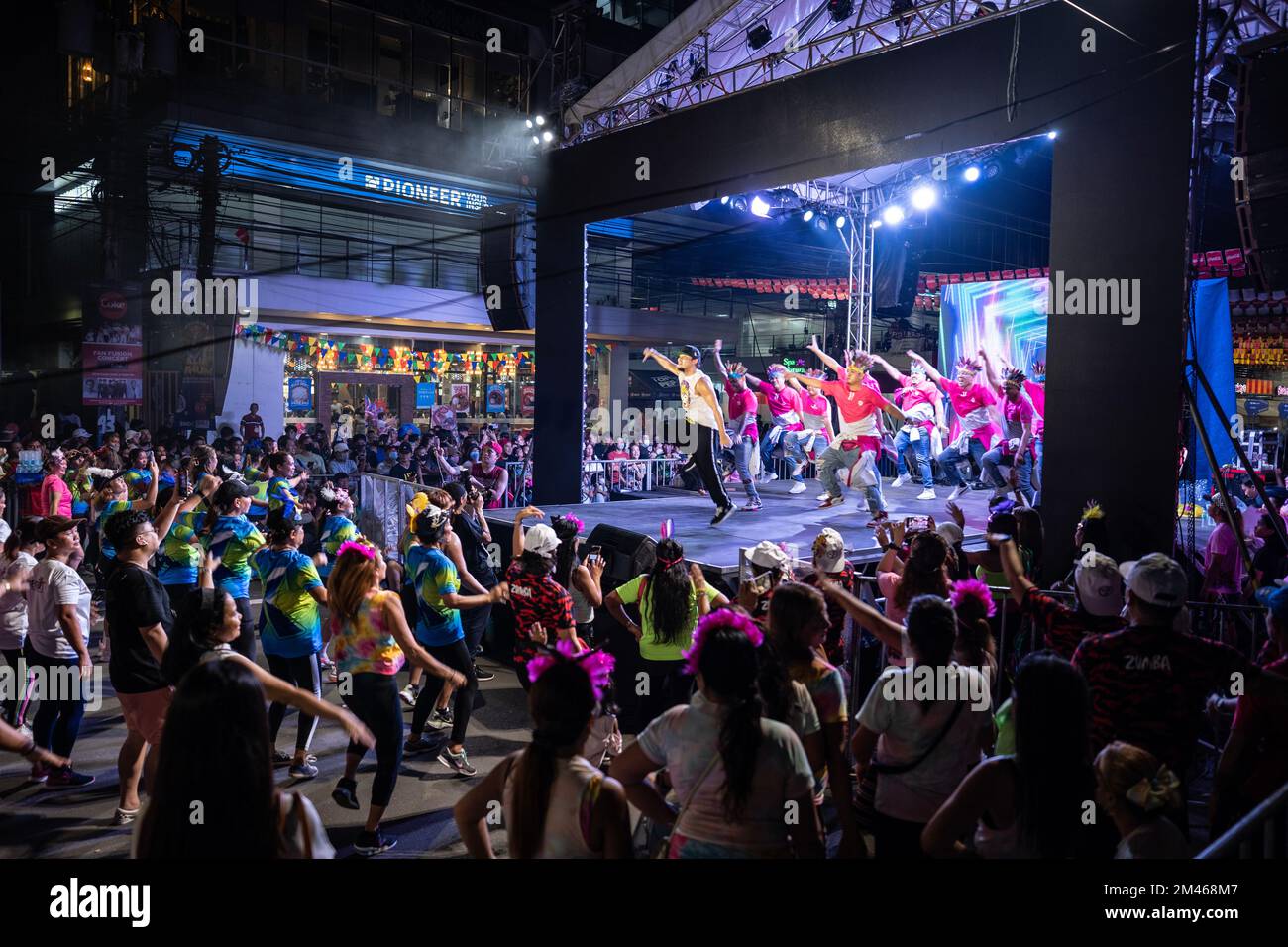 Masskara festival, street food, Bacolod, Negros island, Philippines ...