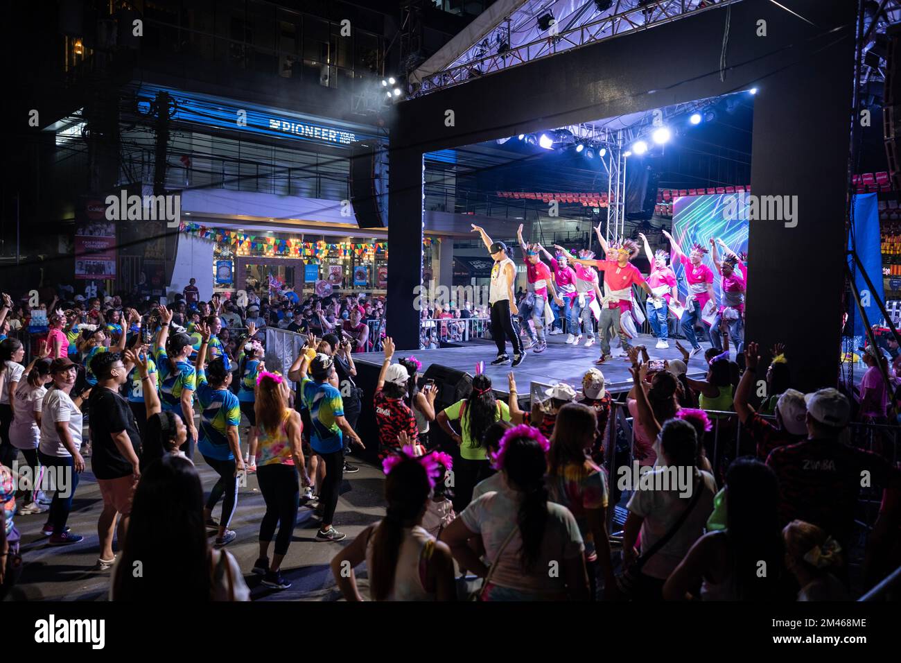 Masskara festival, street food, Bacolod, Negros island, Philippines ...
