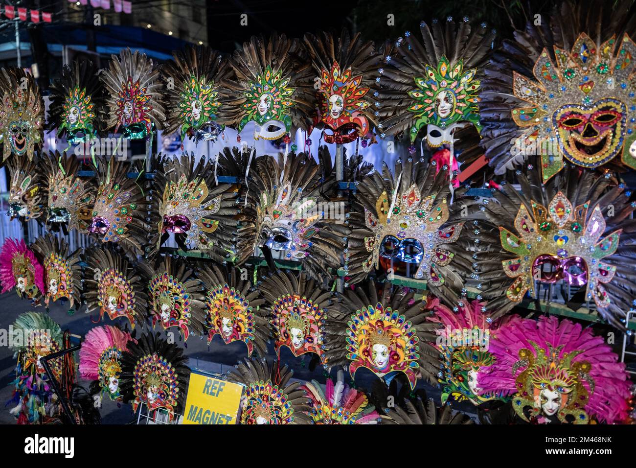 Masskara festival, street food, Bacolod, Negros island, Philippines ...