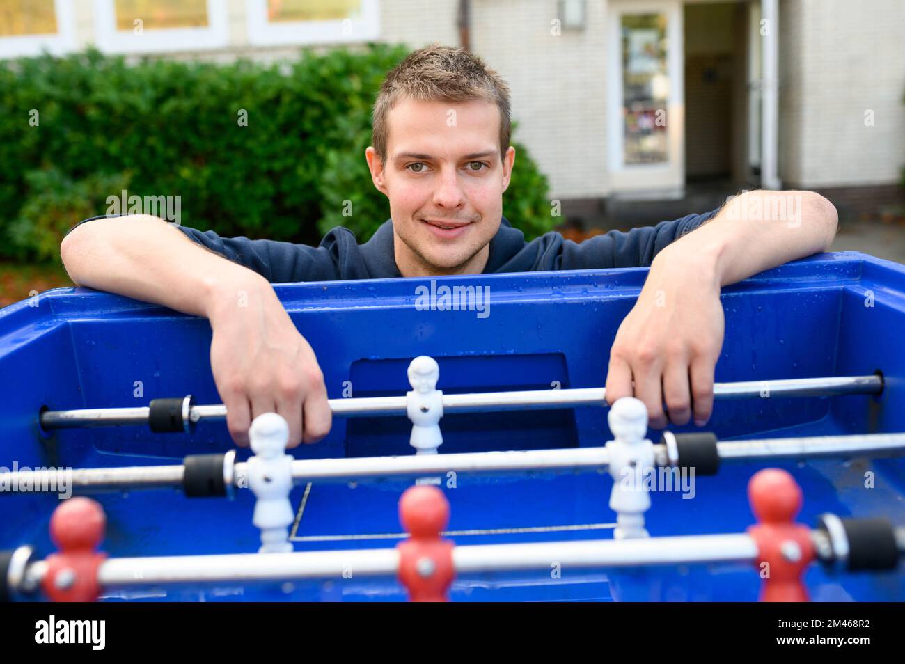Hamburg, Germany. 22nd Oct, 2022. Reno Tiede, national goalball player ...