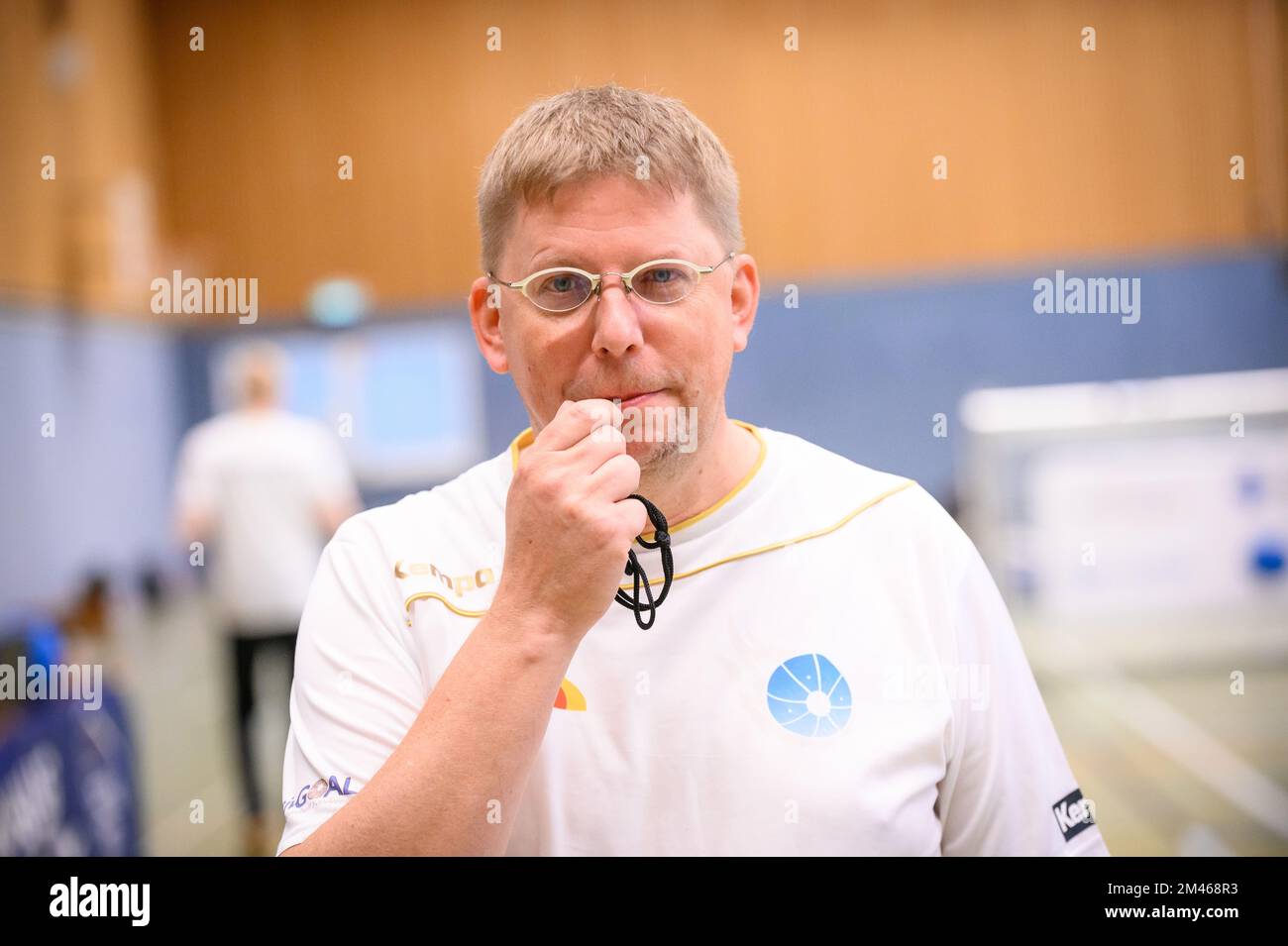 Hamburg, Germany. 22nd Oct, 2022. Lars Pickardt, Goalball referee ...