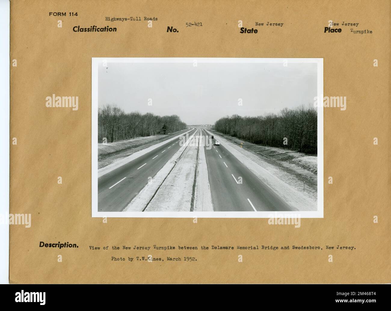 New Jersey Turnpike Between Delaware Memorial Bridge and Swedesboro ...