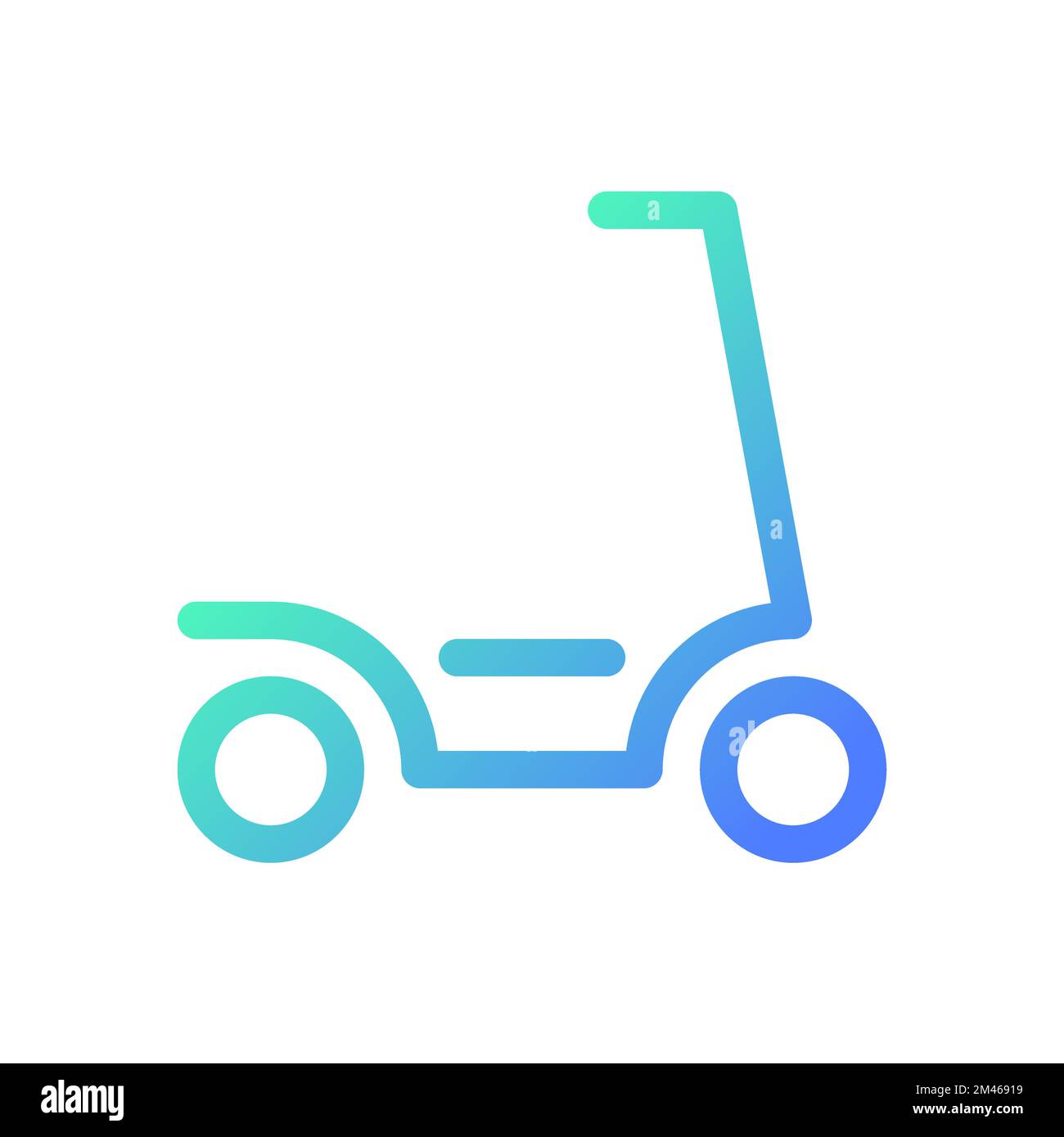 Electric scooter pixel perfect gradient linear ui icon Stock Vector Image & Art - Alamy
