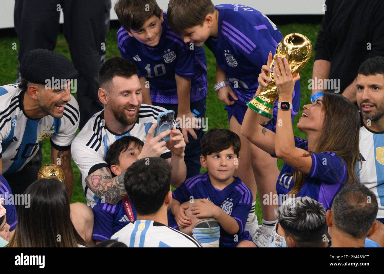 Lusail, Qatar. 18th Dec, 2022. Soccer, World Cup, Argentina - France ...