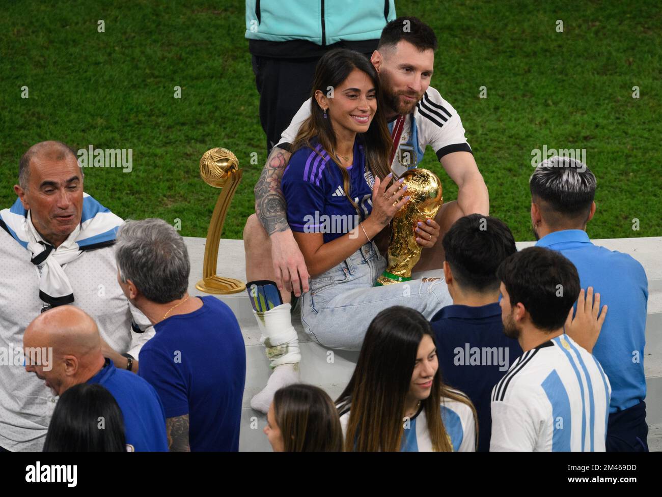 Lusail, Qatar. 18th Dec, 2022. Soccer, World Cup, Argentina - France ...