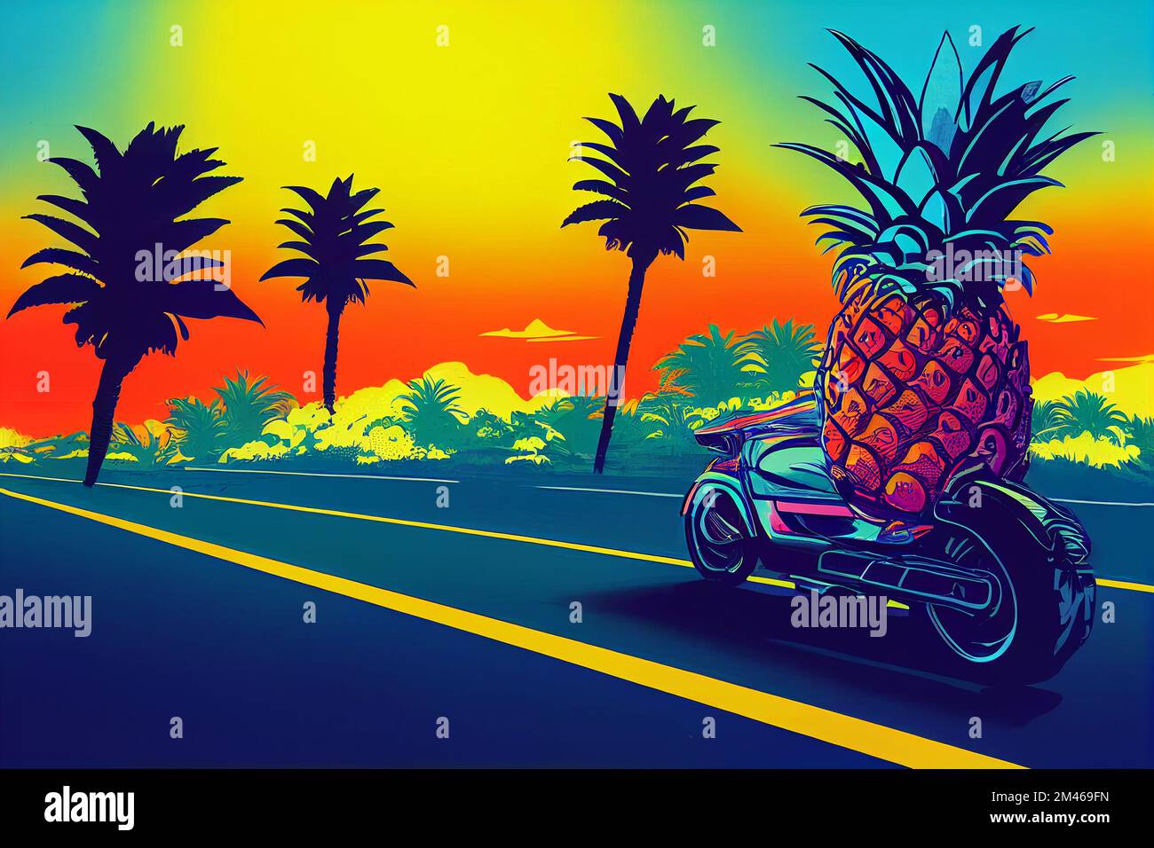 80s retrowave hi-res stock photography and images - Alamy