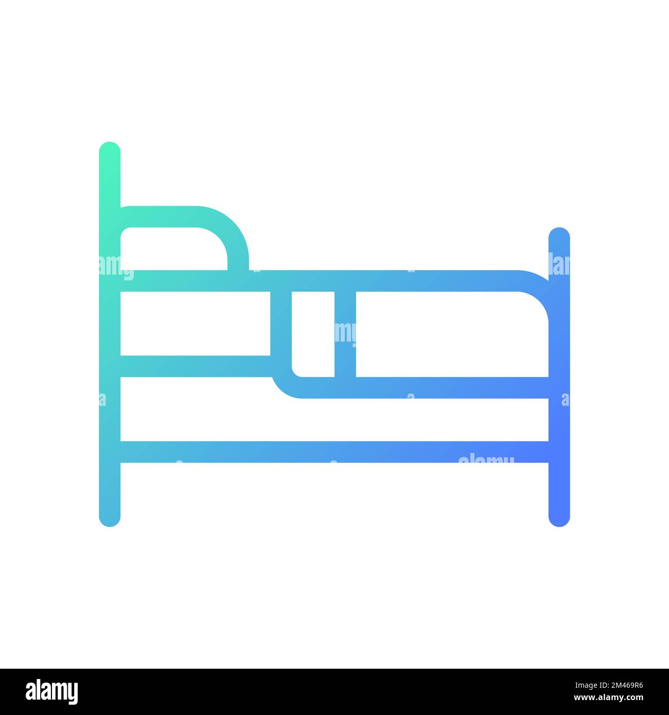 Finding bed to sleep pixel perfect gradient linear ui icon Stock Vector ... Finding bed to sleep pixel perfect gradient linear ui icon Stock Vector ...