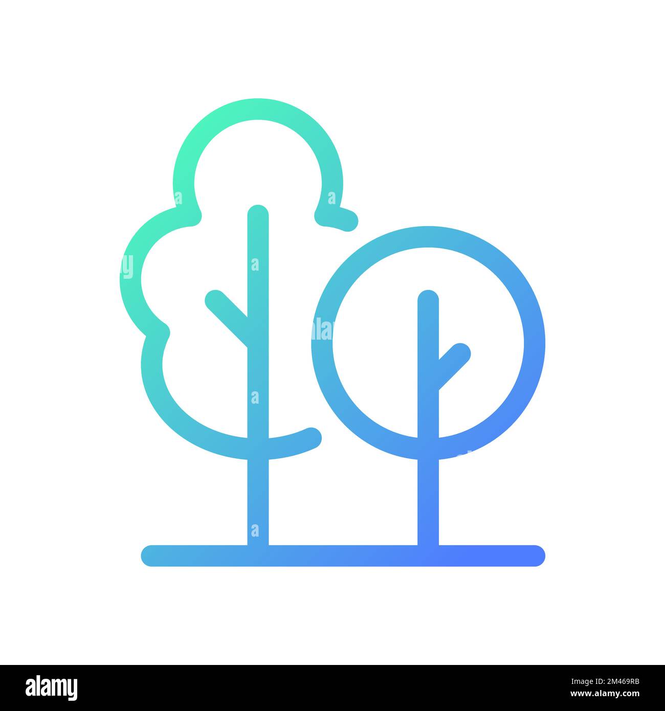 Recreational area and park pixel perfect gradient linear ui icon Stock ...