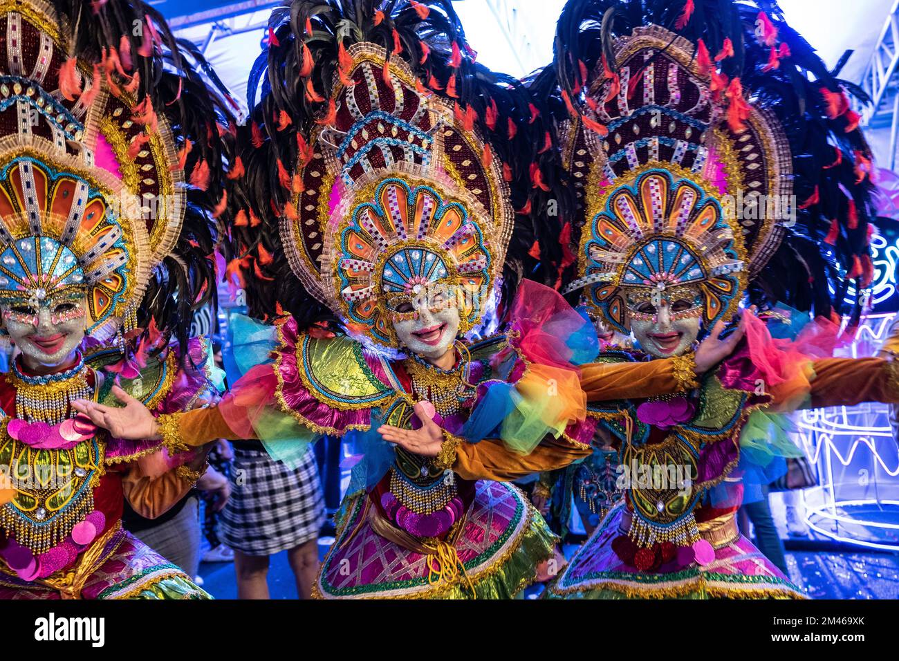 Masskara festival, street food, Bacolod, Negros island, Philippines ...