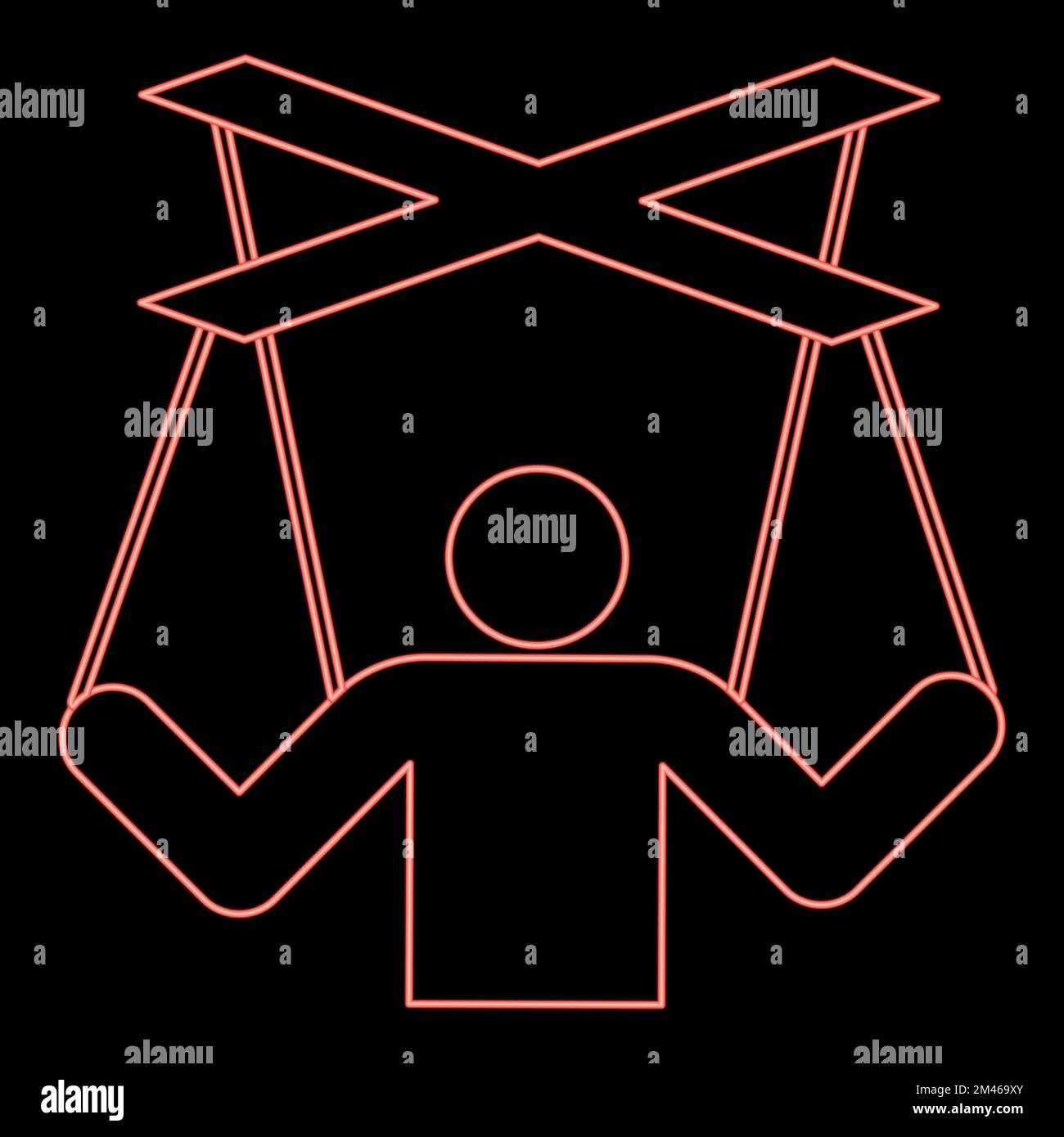 Puppet show on theater Stock Vector Images - Alamy