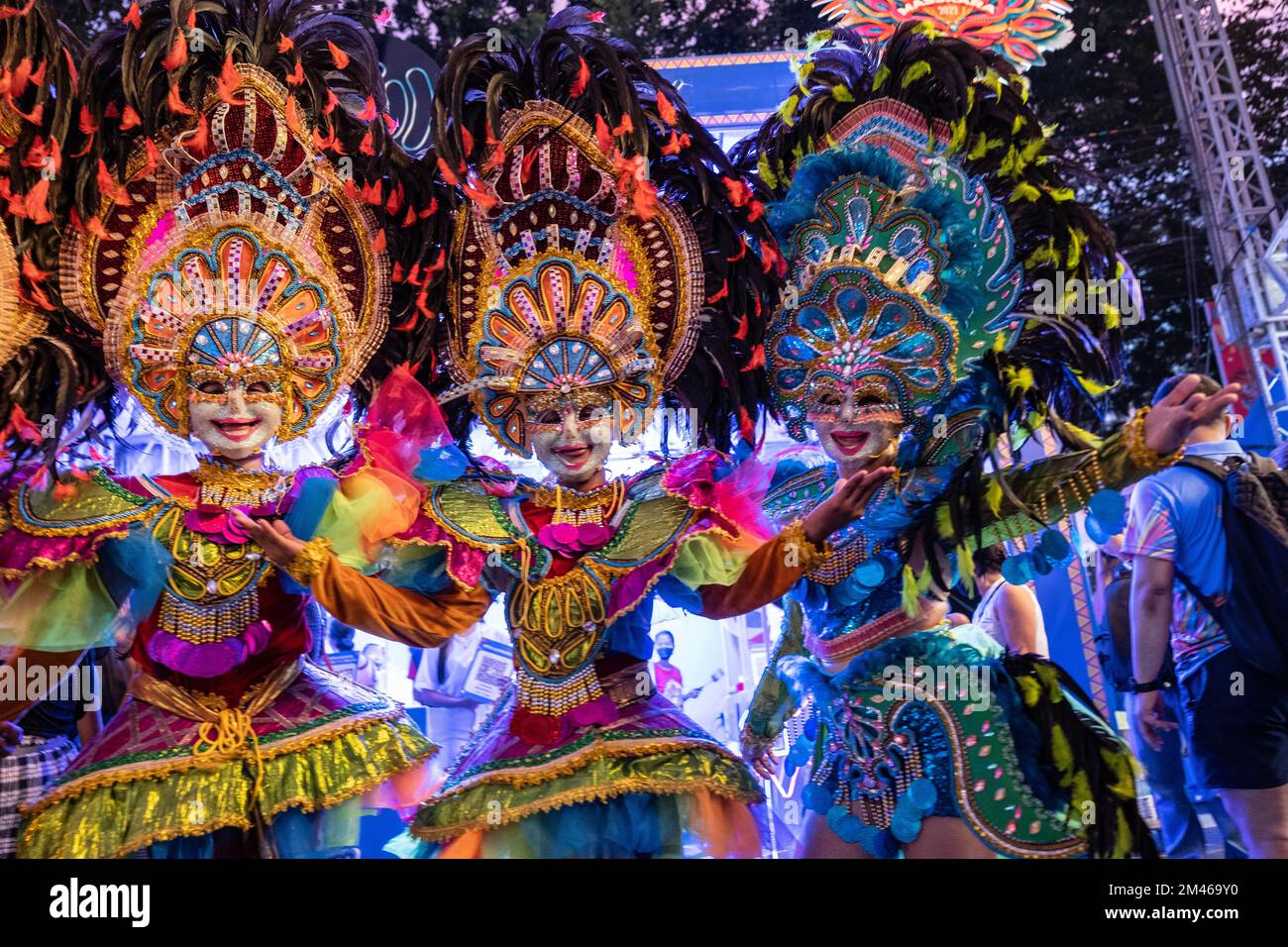 Masskara festival, street food, Bacolod, Negros island, Philippines ...