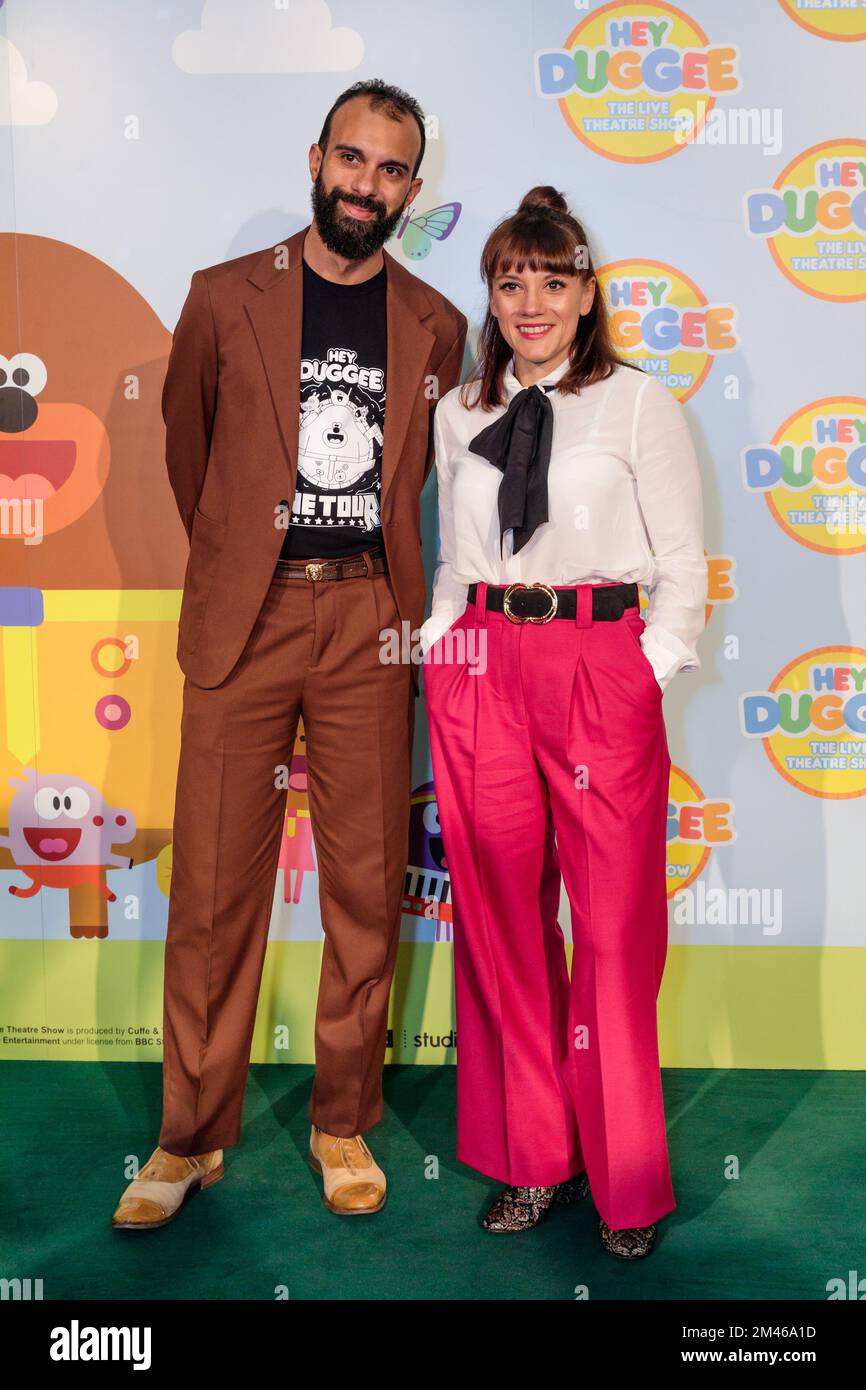 Co-adapters of Hey Duggee Live, Matthew Xia and Vikki Stone, arriving ...