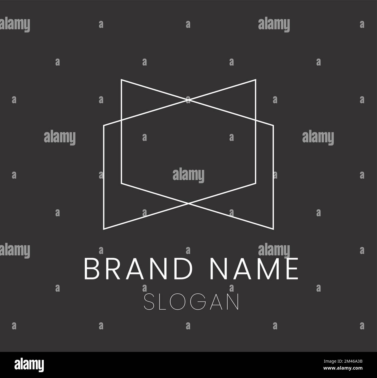A vector of a simple geometric logo Stock Vector Image & Art - Alamy