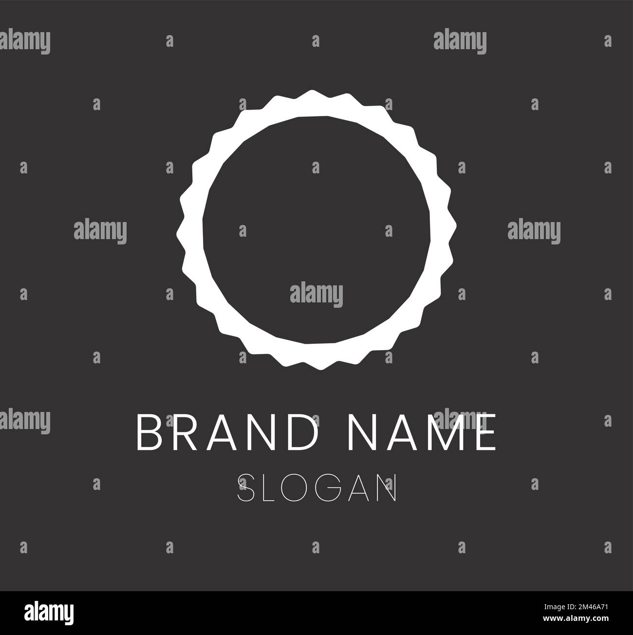 A vector of a geometrical circle brand logo Stock Vector Image & Art ...