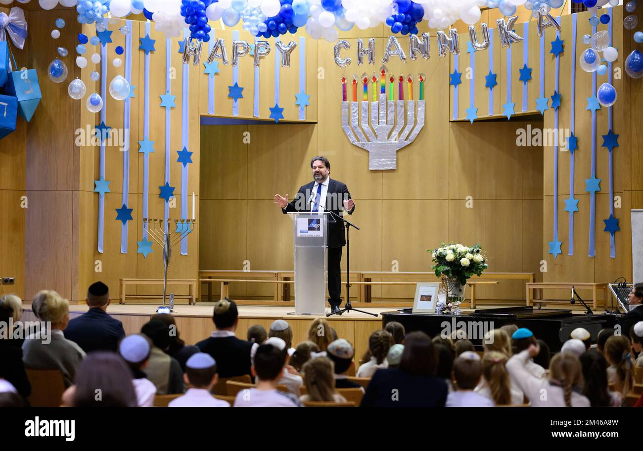Berlin, Germany. 19th Dec, 2022. Gideon Joffe, chairman of the Jewish ...