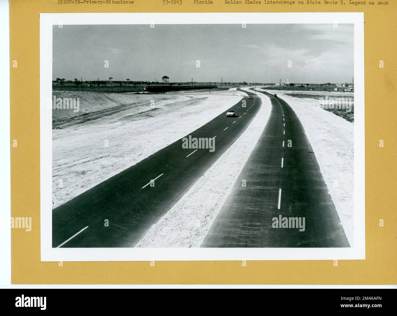 Road in Florida. Original caption: Section 8724-302 Golden Glades ...