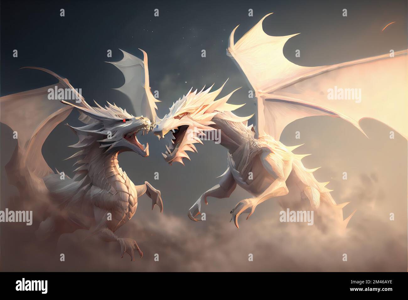 Dragons Fighting Other Dragons