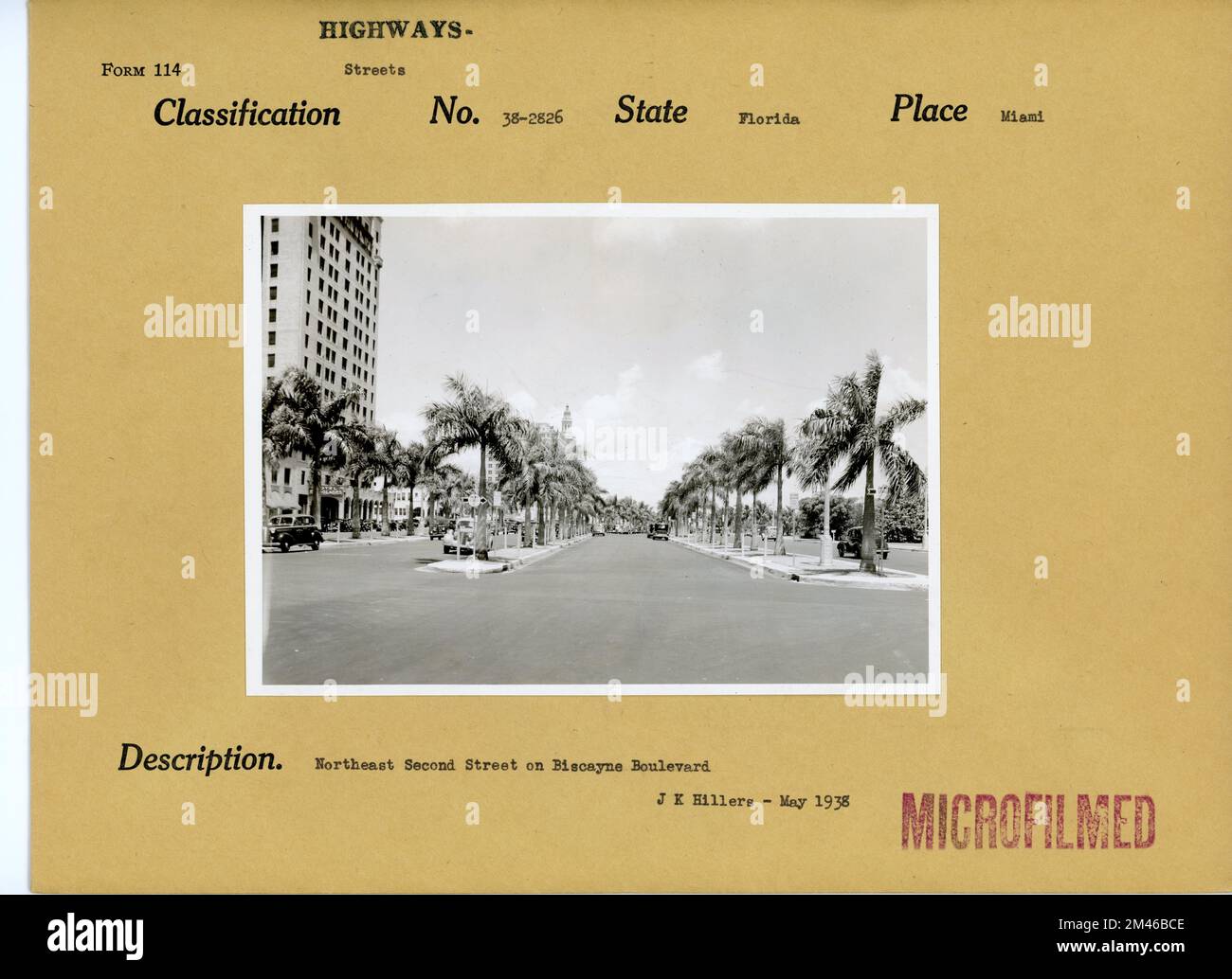 Street in Florida. Original caption: Northeast Second Street on ...