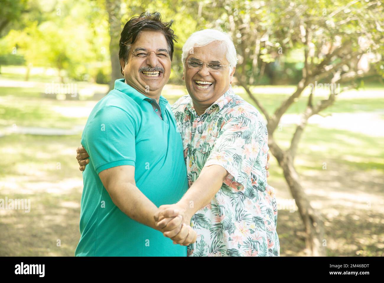 Asian old man hugging hi-res stock photography and images - Alamy