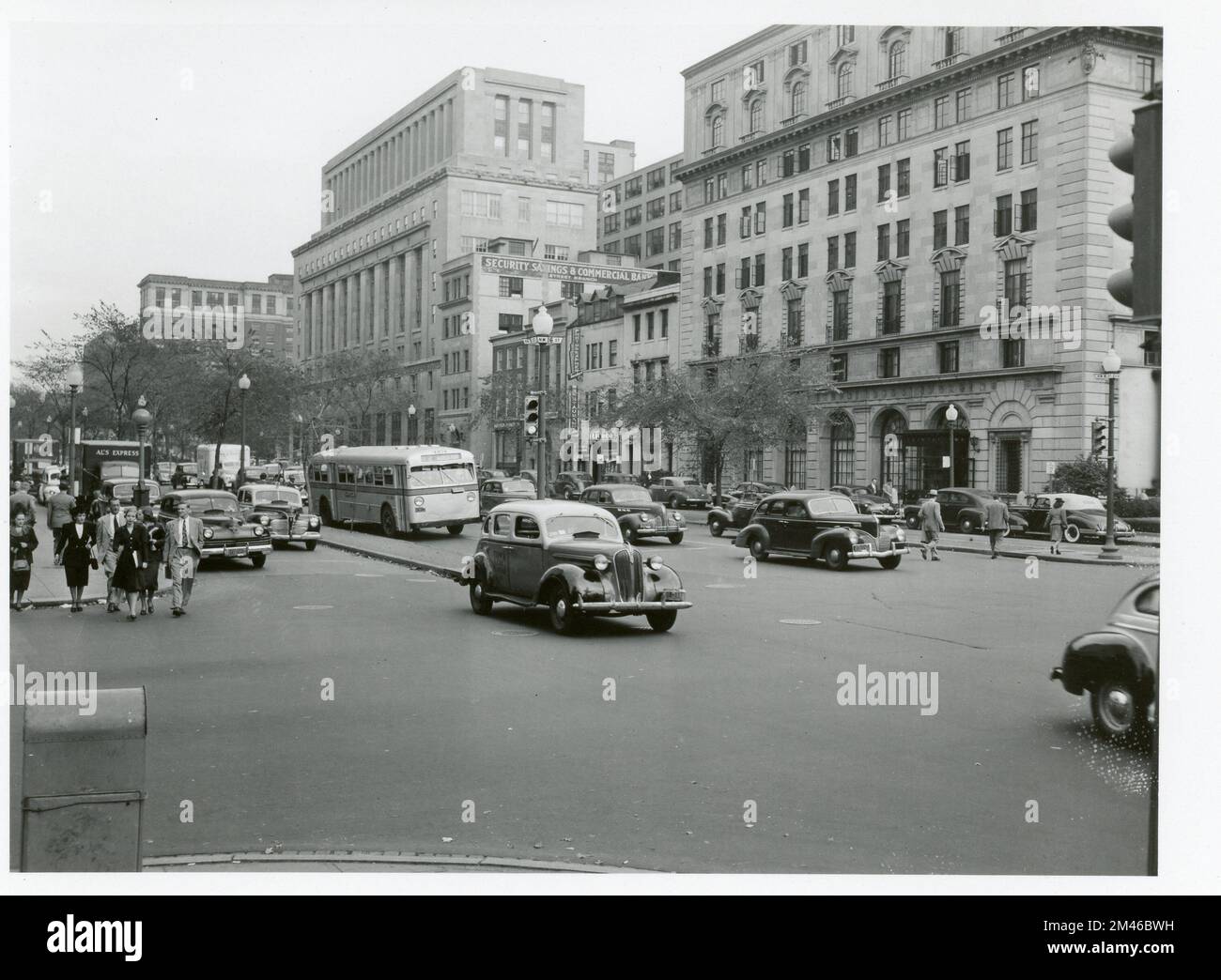 Washington d c street 1940s hi-res stock photography and images - Alamy