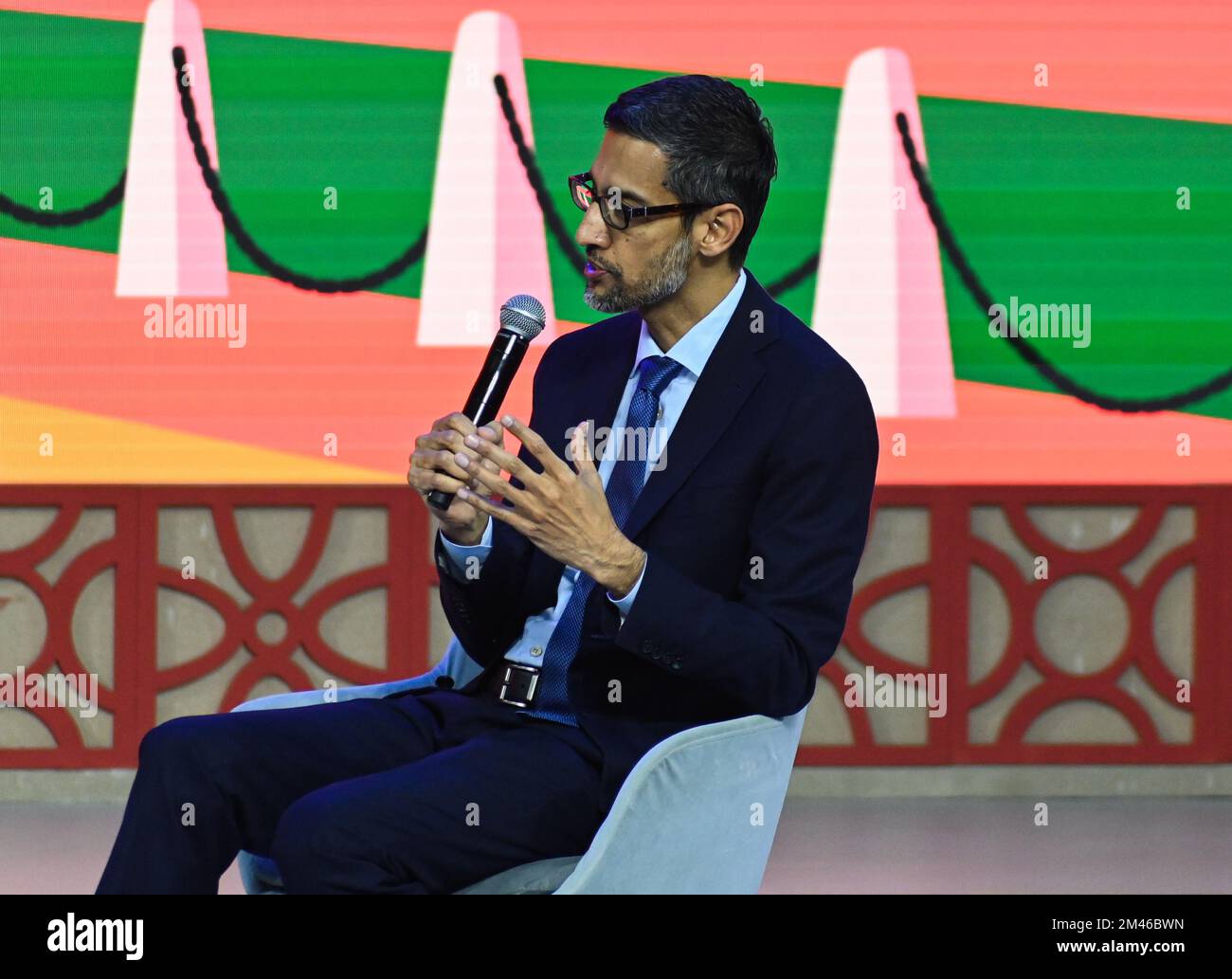 New Delhi, Delhi, India. 19th Dec, 2022. Sundar Pichai, Chief Executive ...