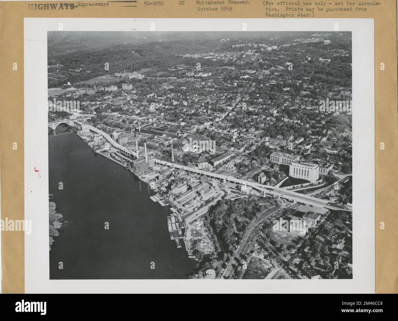 Whitehurst Freeway. Original caption: Whitehurst Freeway. Print from ...