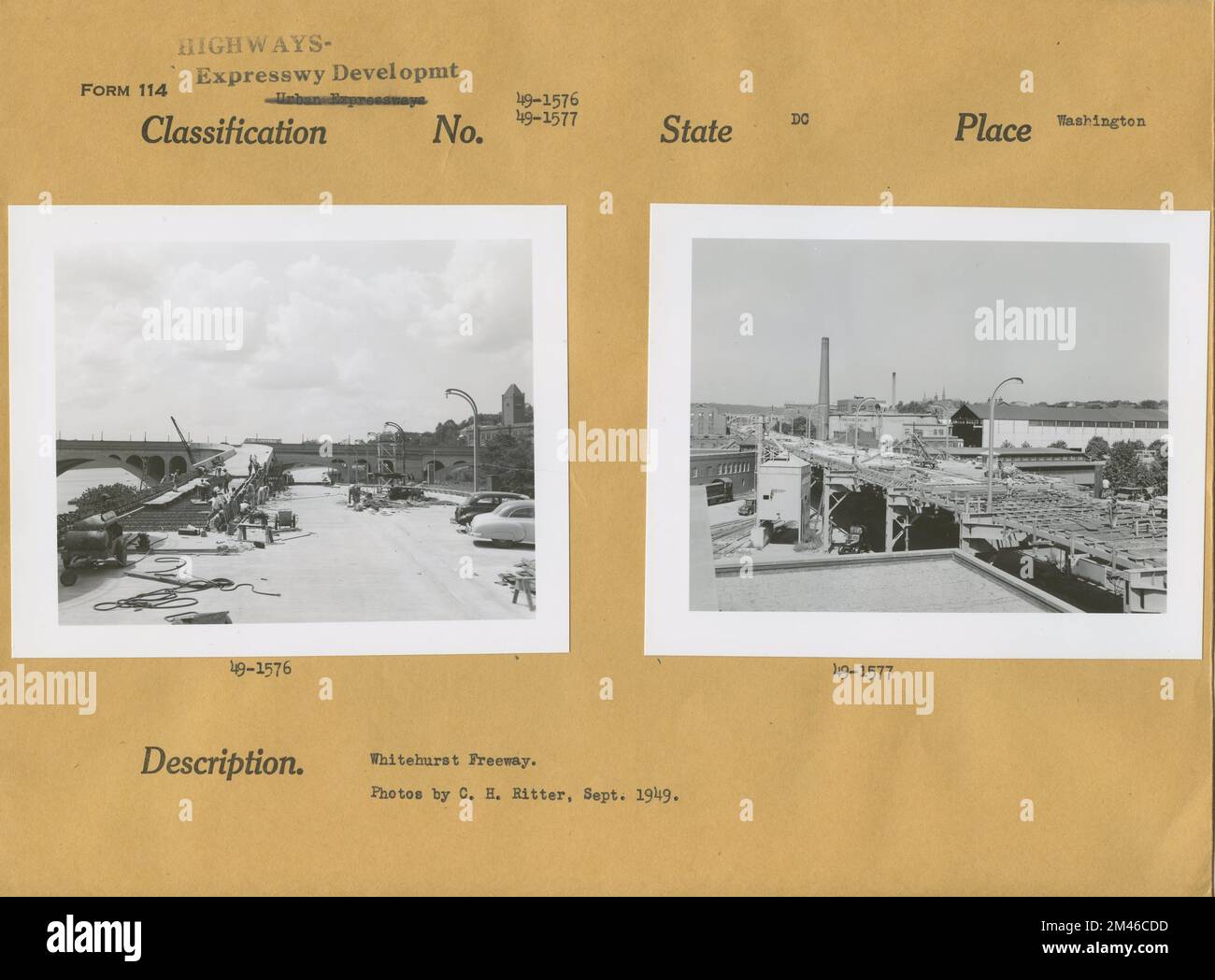 Whitehurst Freeway. Original caption: Whitehurst Freeway. Photos by C ...