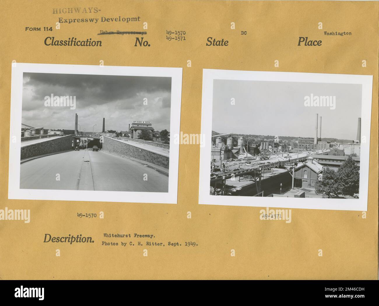 Whitehurst Freeway. Original caption: Whitehurst Freeway. Photos by C ...