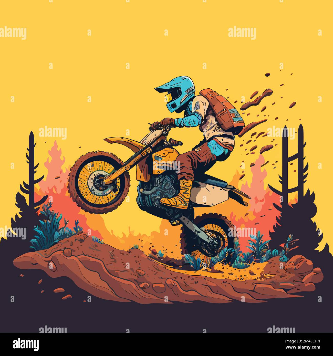 Bike jump lions hi-res stock photography and images - Alamy