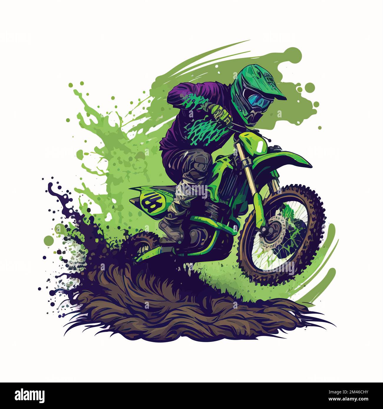 Dirt bike course Cut Out Stock Images & Pictures - Alamy