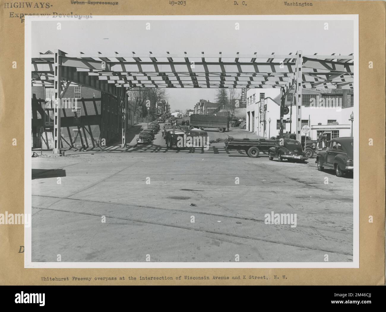 Whitehurst Freeway Overpass. Original caption: Whitehurst Freeway ...