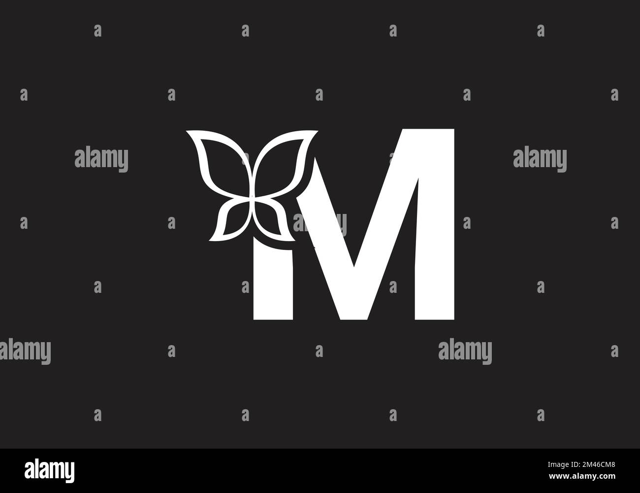 A m letter logo Black and White Stock Photos & Images - Alamy
