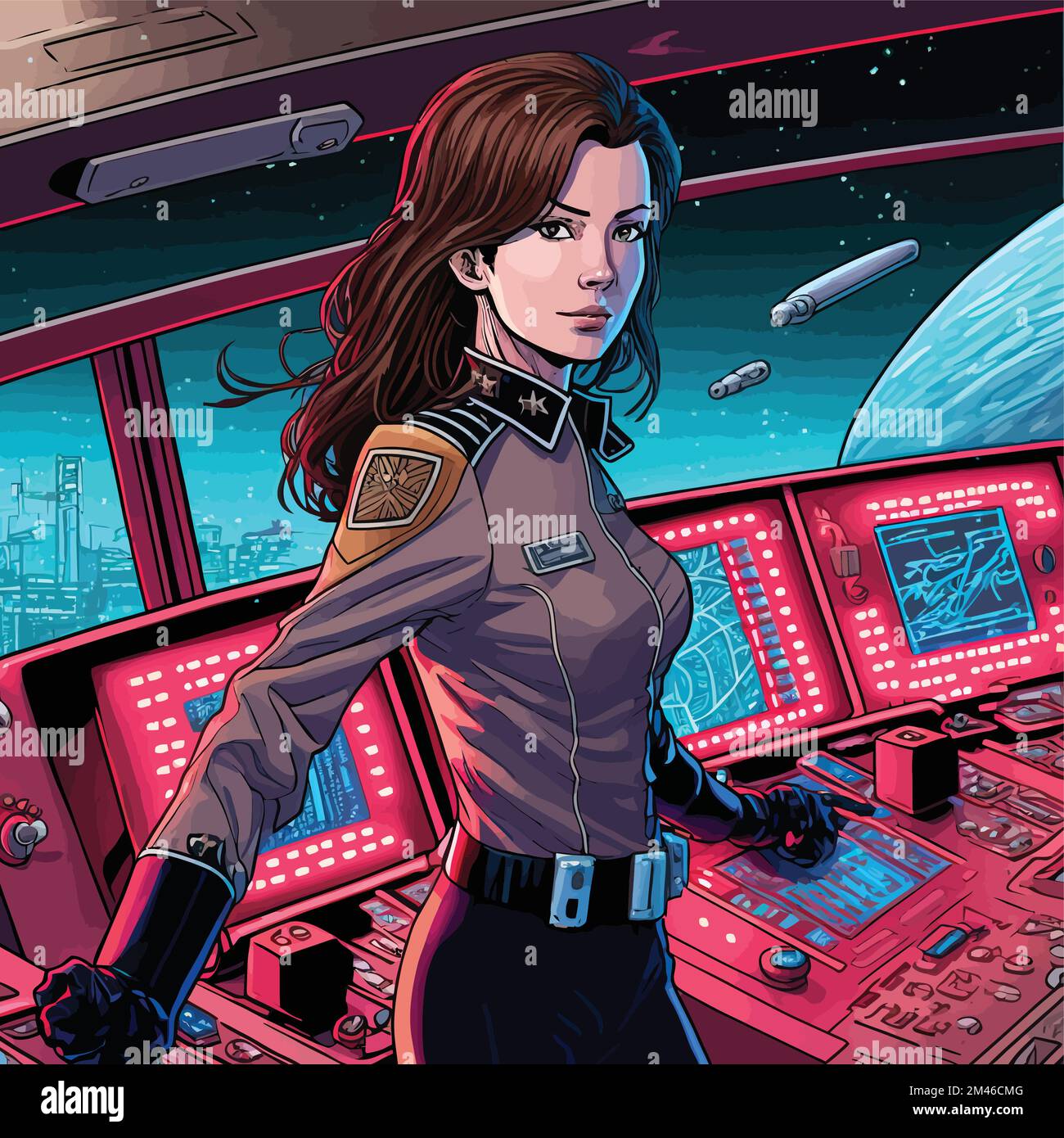 Cabin station Stock Vector Images - Alamy