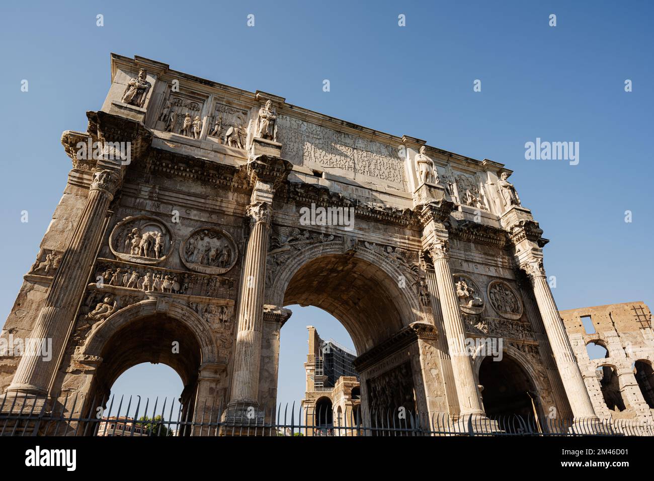 The spectacular Arch of Constantine, Rome, Italy Stock Photo - Alamy