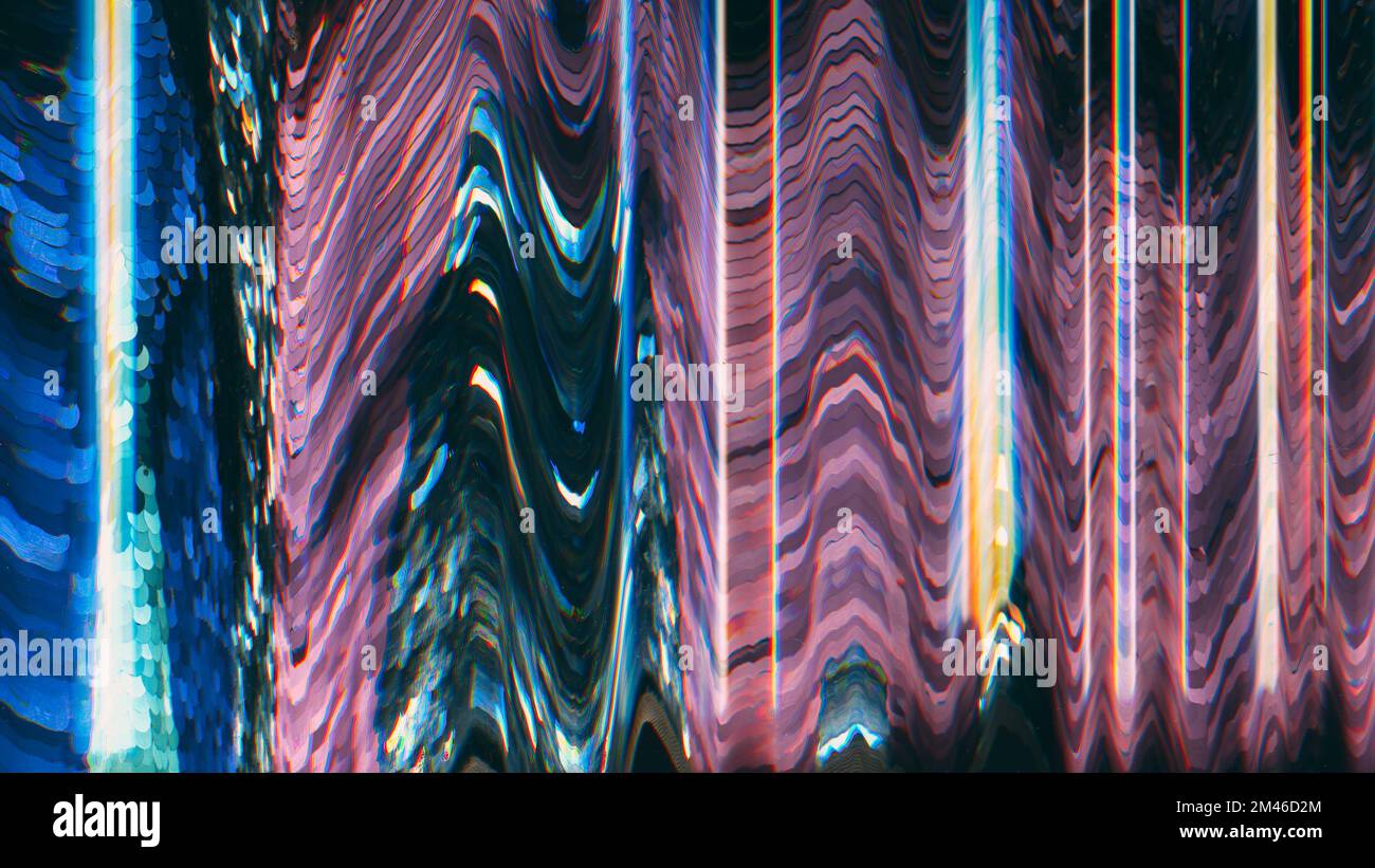 distorted display user interface breakdown static Stock Photo - Alamy