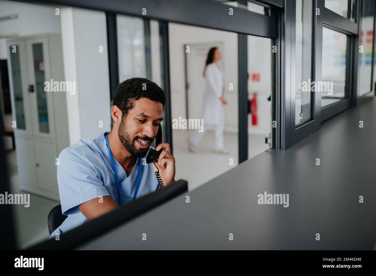 Medicine calling doctor hi-res stock photography and images - Alamy