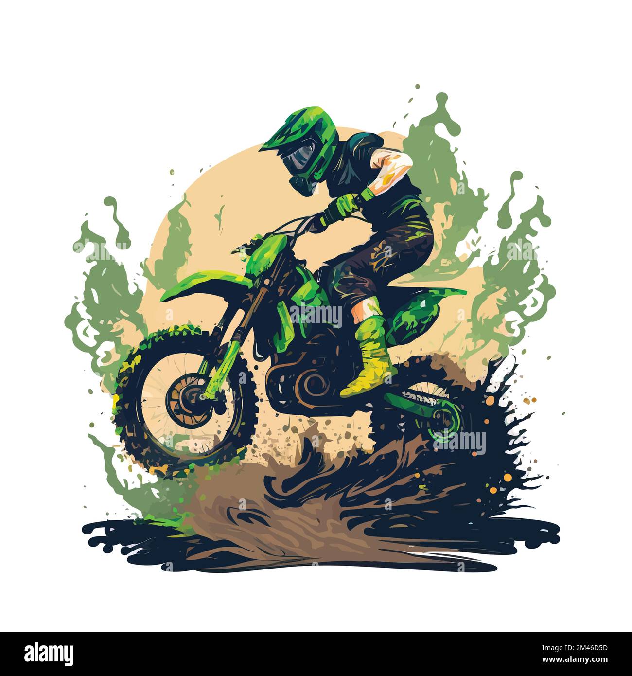 Dirt bike course Cut Out Stock Images & Pictures - Alamy