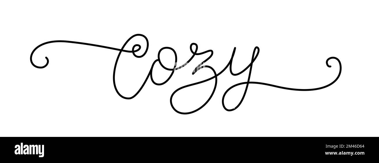 Cozy logo Black and White Stock Photos & Images - Alamy