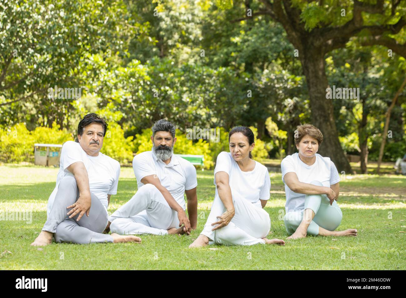 Indian senior fitness hi-res stock photography and images - Alamy