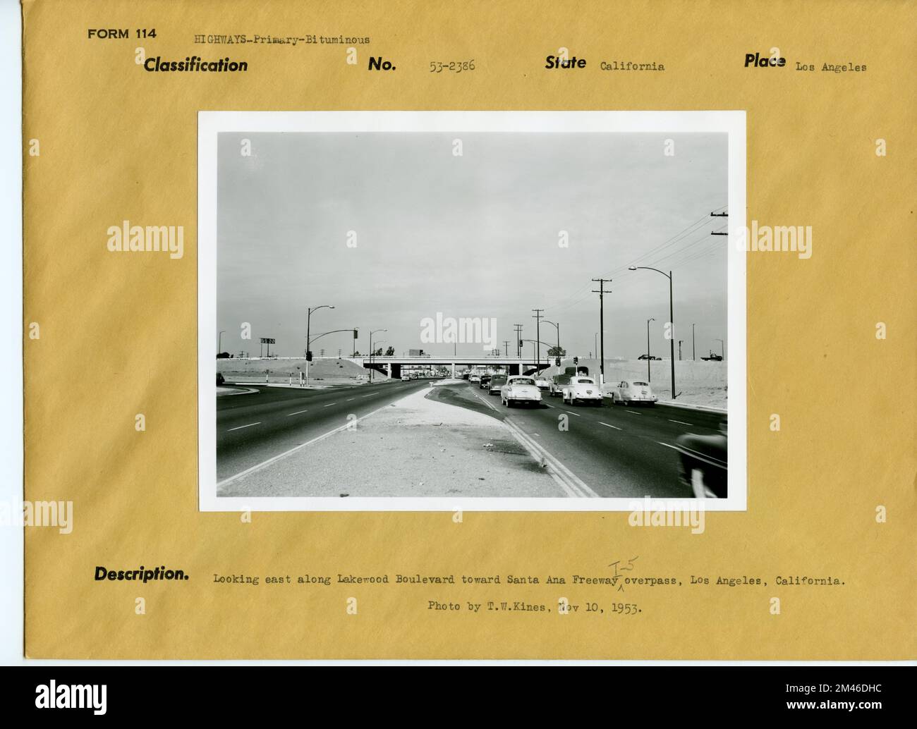 Lakewood Boulevard. Original caption: Looking east along Lakewood ...